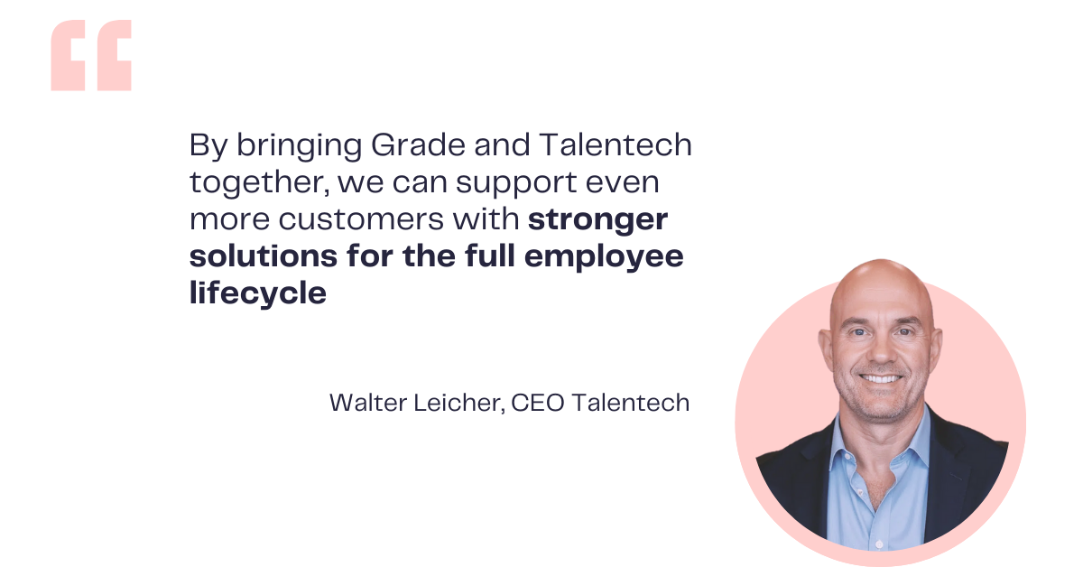 Grade and Talentech are coming together